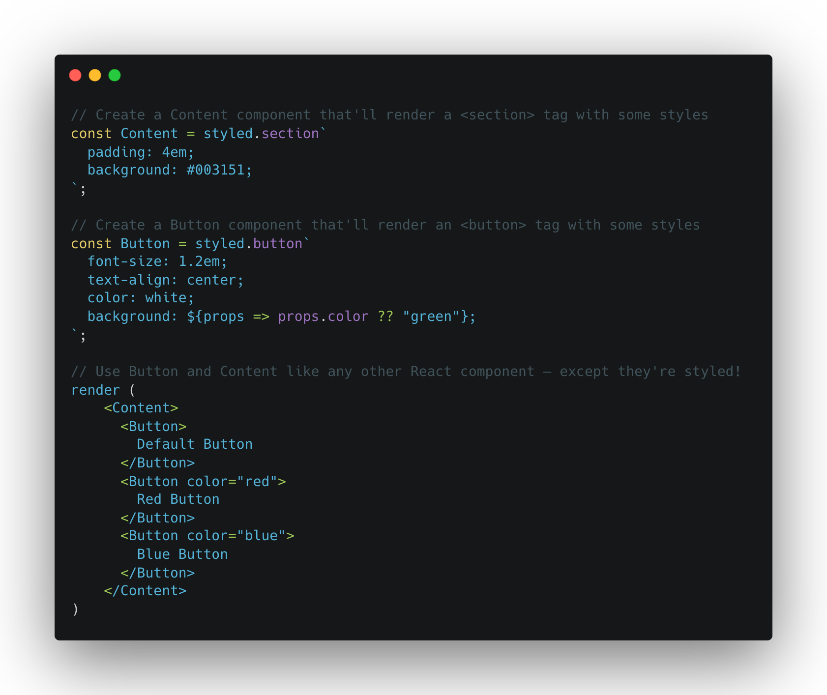 Enhance Css For Styling React Components Using Styled Component Mobile App Development Services