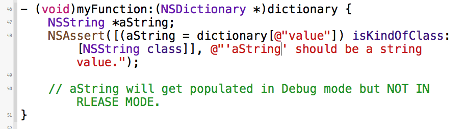 How to use NSAssert in iOS - Best Practices | Folio3