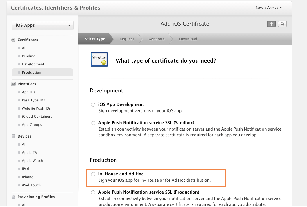 How to create an iOS distribution certificate, provisioning profile and APNS certificate. - folio3