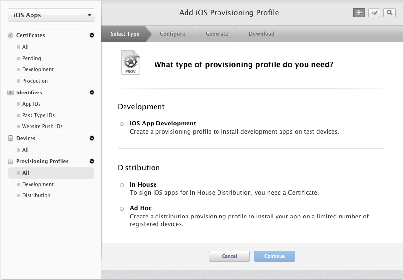 How to create an iOS distribution certificate, provisioning profile and APNS certificate. - folio3