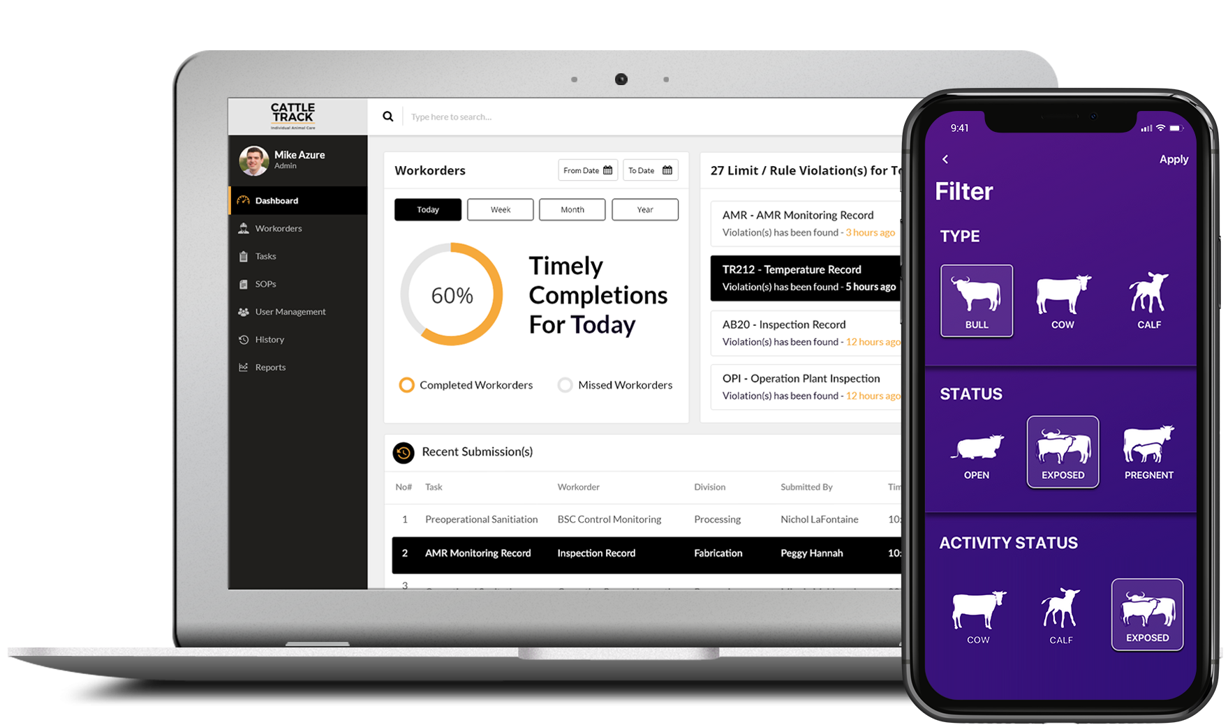 Cattle Records | Beef Industry | Cattle Management Software